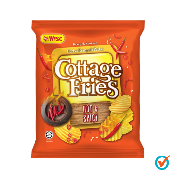 Wise Cottage Fries Potato 60g - Hot n Spicy | Lazada