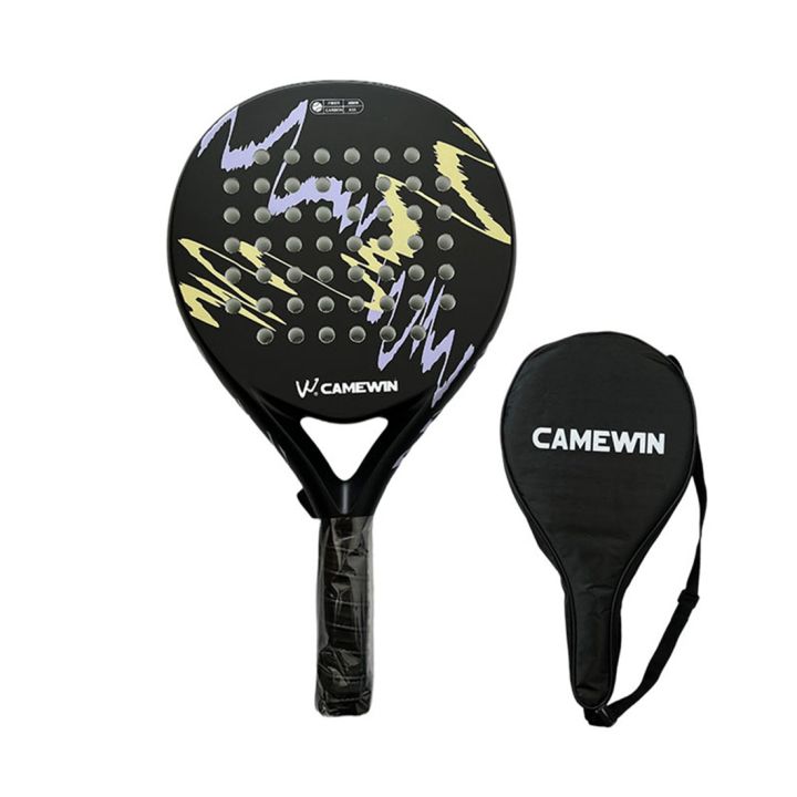 CAMEWIN 4018 Padel Racket Tennis Carbon Fiber Soft EVA Face Tennis ...