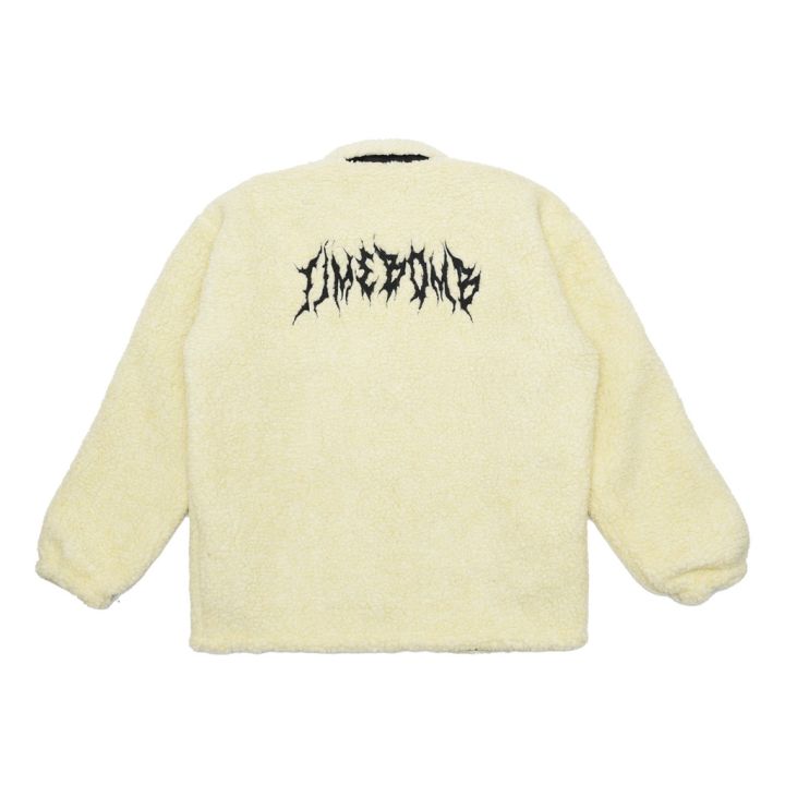 TIMEBOMB | SHERPA JACKET | JAKET SHERPA | FONT CREAM | Lazada Indonesia
