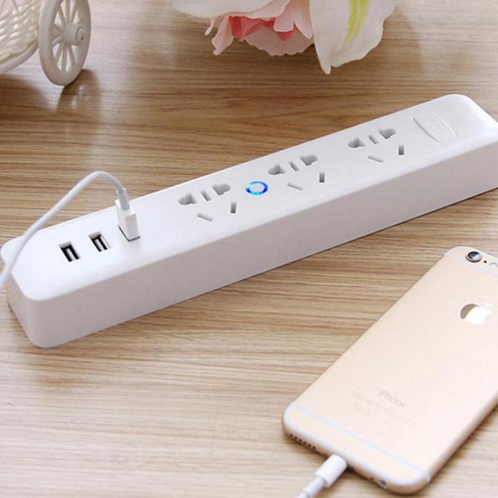 2500W 10A 3-port USB 3A 220v power socket for mobile phones, tablet ...