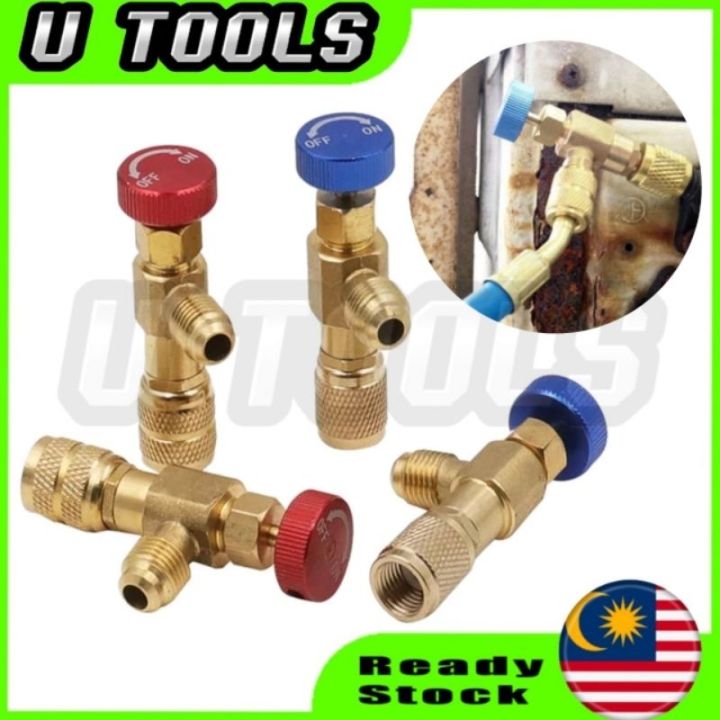 R22 R32 R410a Safety Valve Air Conditioning Quick Coupling Refrigerant ...