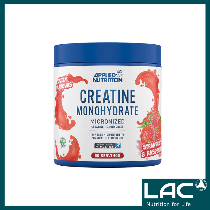 APPLIED NUTRITION Creatine Monohydrate Strawberry & Raspberry Flavor ...