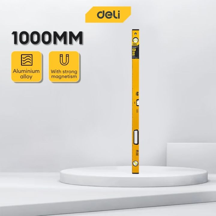 Deli 100CM Spirit Level Bar With Magne Household Magnetic Level Bar ...