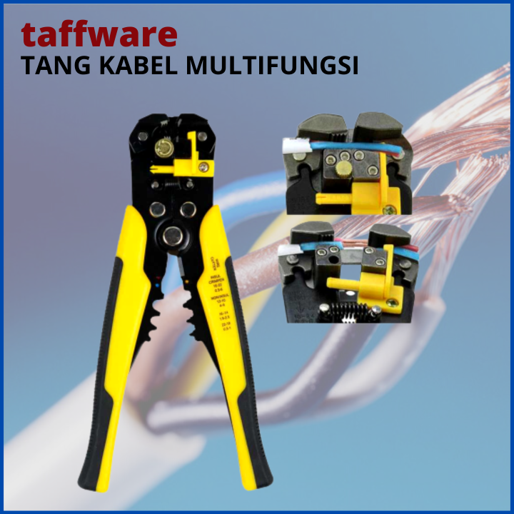 COD Taffware Tang Kabel Multifungsi Wire Cutter Crimper Pliers - TK0742 ...