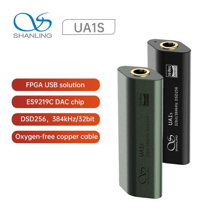 SHANLING UA1S ES9219C Portable USB DAC/AMP 32bit/384kHz DSD256 Decoder ...
