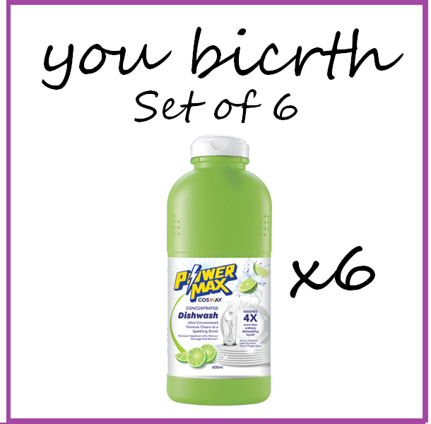 Cosway PowerMax Concentrated Dishwash ( Set of 6 ) ( dish drop / dish ...