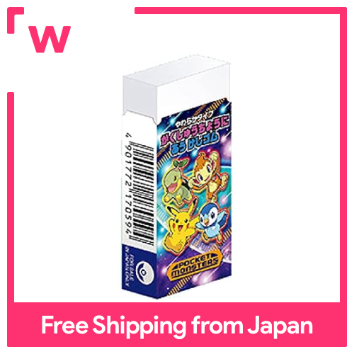 Showa Note Pokémon: Pokémon eraser to match your study book, wakuwaku ...