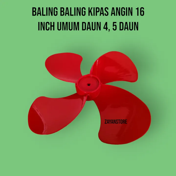 BALING BALING KIPAS ANGIN 16 INCH UMUM DAUN 4 , 5 DAUN ( BAYAR DITEMPAT ...