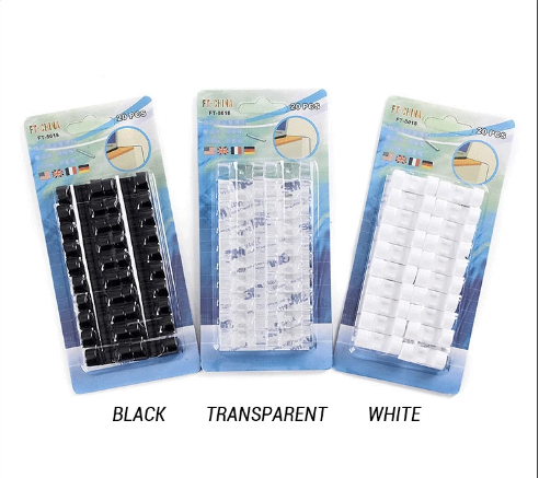 20pcs/pack self-adhesive plastic wire cord line cable clip | Lazada PH