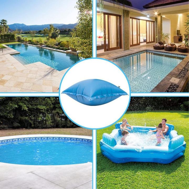 Swimming Pool Air Pillows Blue Durables Swimming Pool Cover Inflatable ...