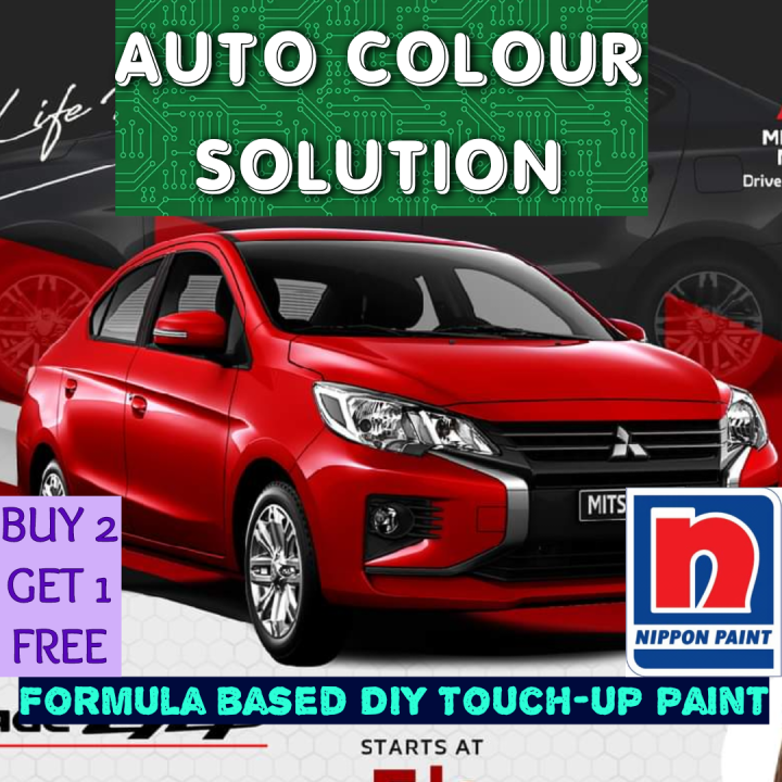 ( MITSUBISHI MIRAGE ) 30ML AUTO COLOUR SOLUTION BUY 2 GET 1 FREE DIY ...