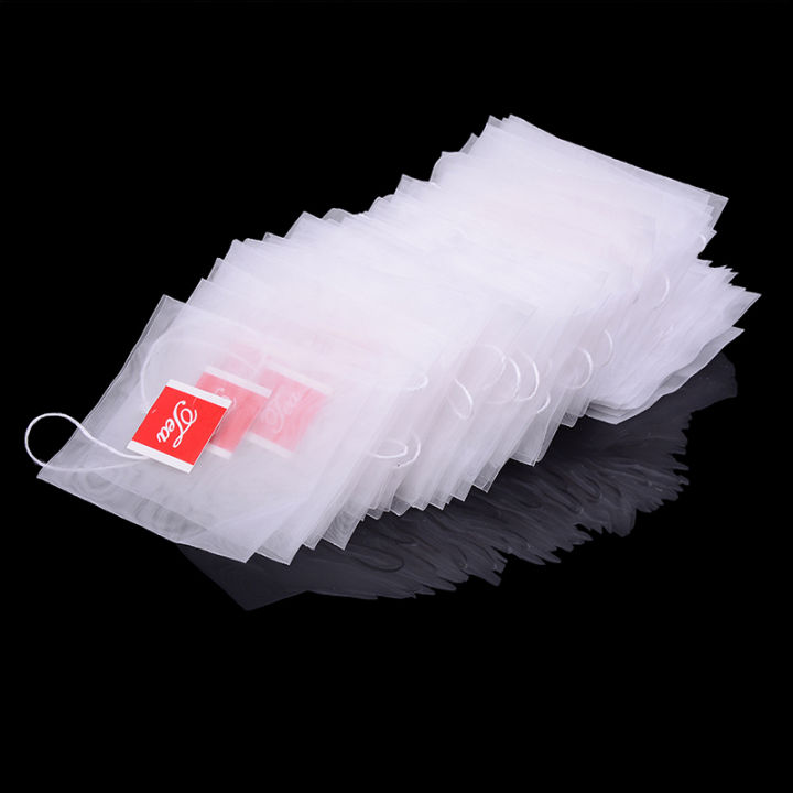 Sissi 100pcs Nylon Empty Tea Bags Tea Infuser New Herb Spice Filter ...