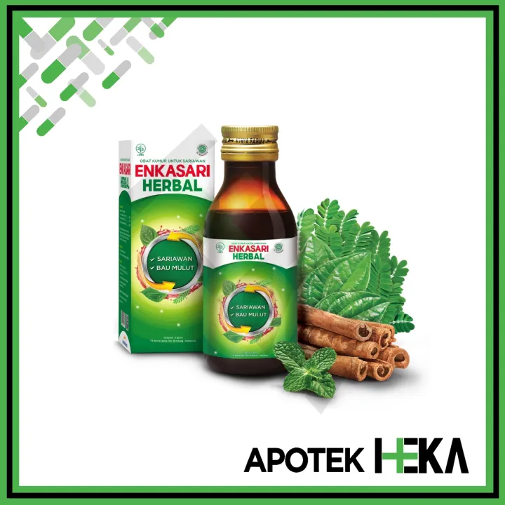 Enkasari Herbal 120 ml - Obat Kumur Sariawan | Lazada Indonesia