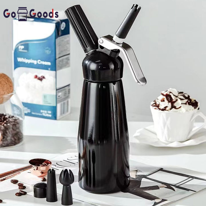【Ready Stock】500ml Aluminum Whipped Dessert Cream Dispenser aluminum ...