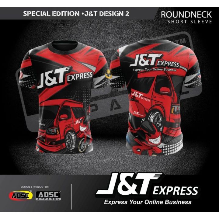Jnt New T-shirt Baju Jt Full Sublimation 3d T Shirt Round Neck Short ...