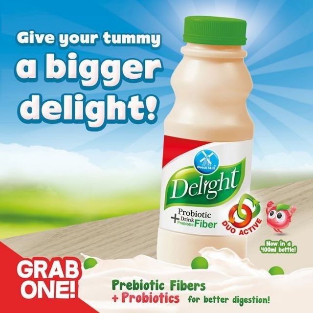 COD ♝ ♧ Dutchmill delight Yogurt Fiber drink 400 ml | Lazada PH