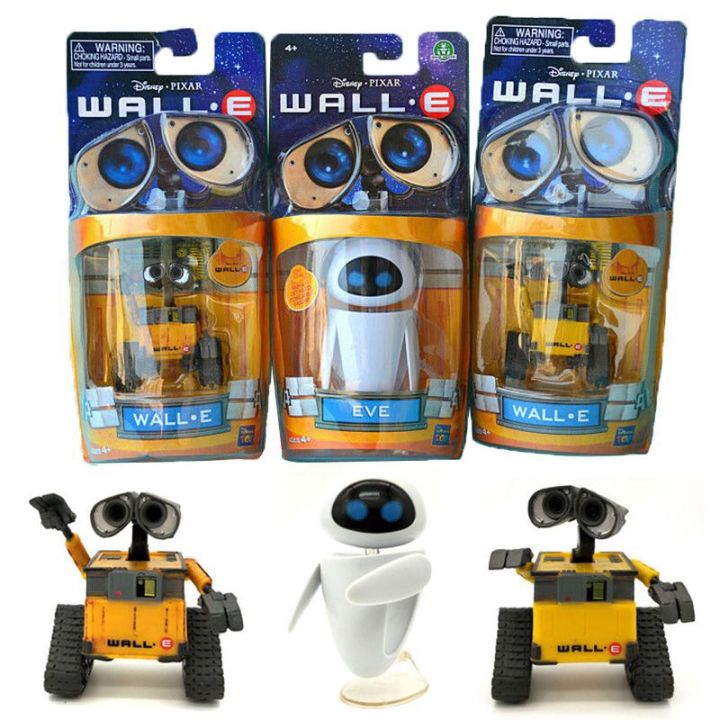 ตุ๊กตาฟิกเกอร์ wall - e & eve mini robot ของเล่นสําหรับเด็ก - 3 แบบ | Lazada.co.th