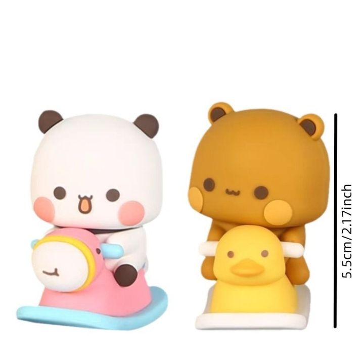 SUNDUN Mô hình anime Mô hình gấu trúc Bubu DUDU Gấu Gấu trúc Đồ chơi mô ...