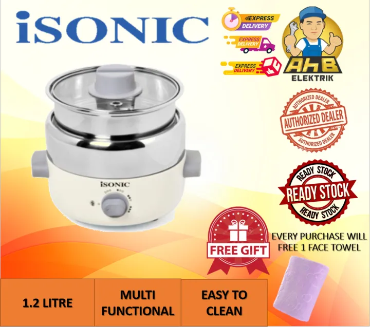 Isonic 1.2L Electric Hot Pot Multi Cooker IMC-HP1200 | Lazada