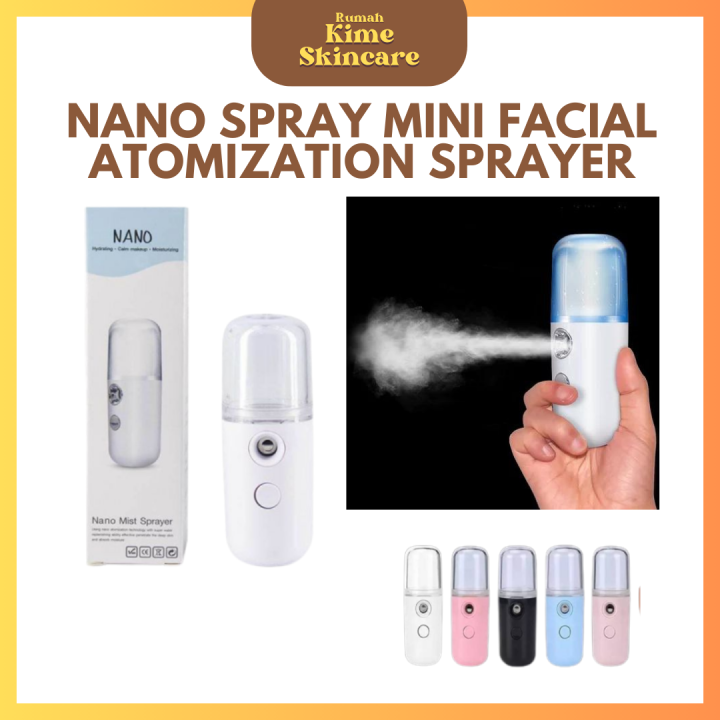 (BISA COD) Nano Spray Wajah Portable Nano Mist Spray Water Facial Cooling Semprotan Air Wajah ...