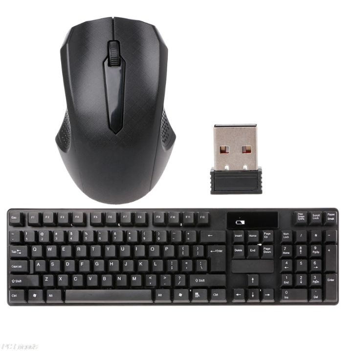 High Quality 2.4GHz Wireless Keyboard Optical Mouse Combo Kit For ...