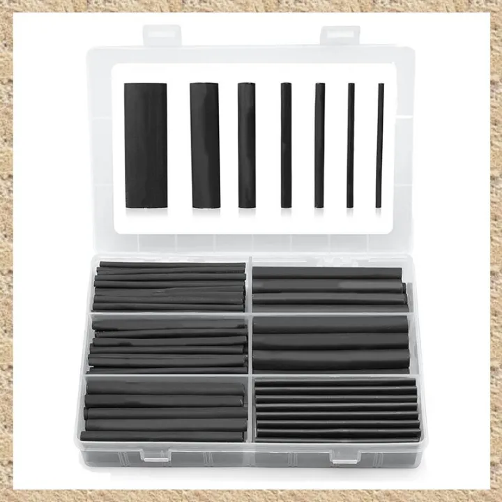 (IGRZ) 180Piece Heat Shrink Tubing Kit Marine Grade Shrink Wrap ...