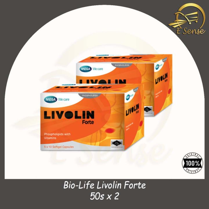 [E SENSE] Bio-Life Livolin Forte 50s x 2 | Lazada