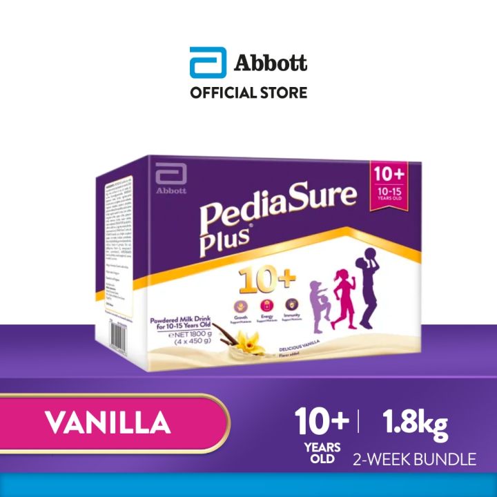 Pediasure Plus 10+ Vanilla 1.8kg for Adolescents 10-15 Years Old ...
