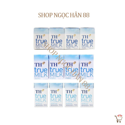 Sữa TH TRUE MILK 110ml ( Vỉ 4 hộp) | Lazada.vn