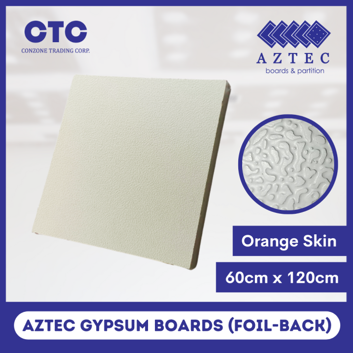 Aztec Gypsum Board - 10cm x 10cm (Orange Skin) - Ceiling Board (SAMPLE ...