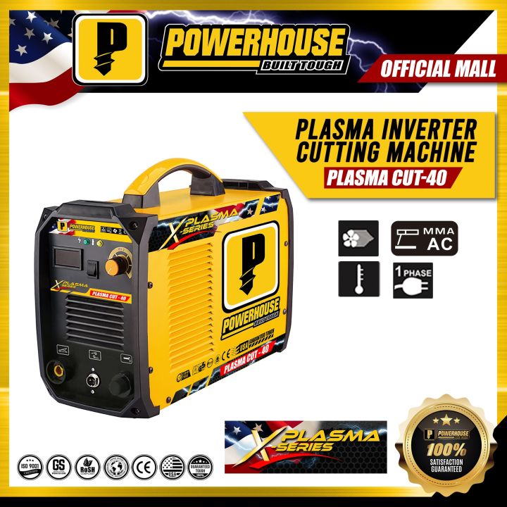 POWERHOUSE CUT 40 Portable DC Inverter Plasma Cutter Steel and ...