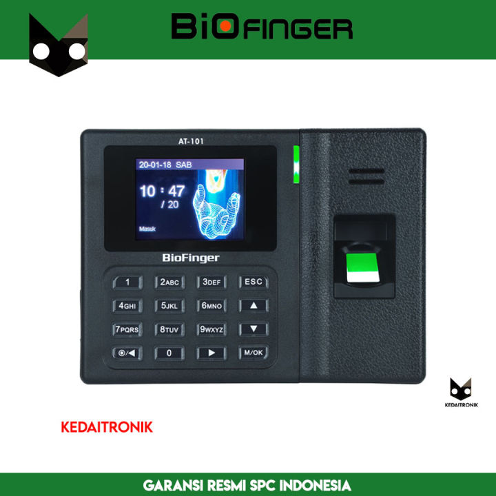Biofinger AT 101 Mesin Absensi Sidik Jari Fingerprint Bio Finger AT101 ...