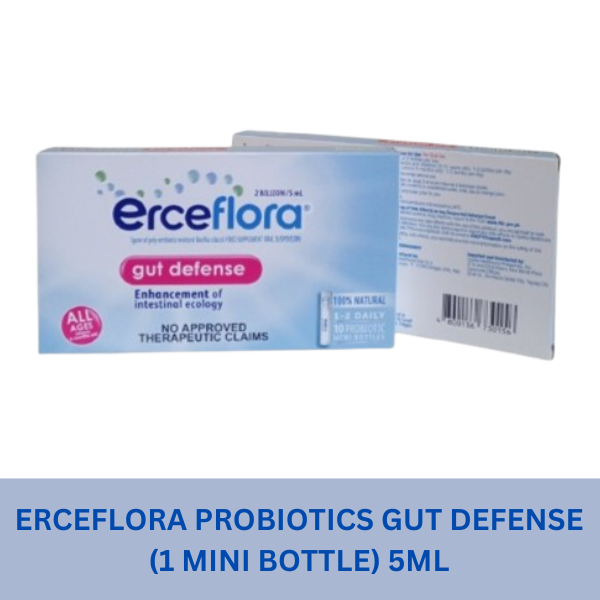 ERCEFLORA PROBIOTICS GUT DEFENSE (1 MINI BOTTLE) 5ML | Lazada PH