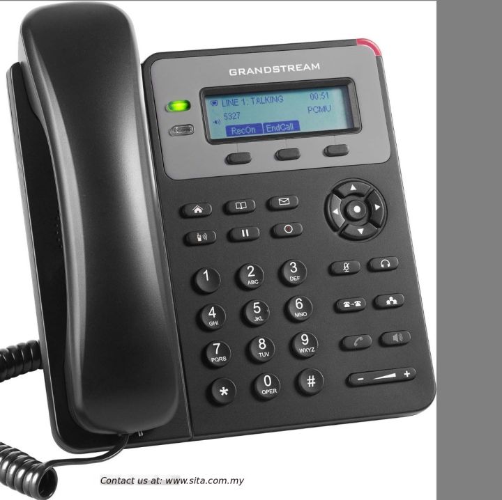 Grandstream GXP1615 IP Phone | Asterisk IP PBX Based IP Phone | Call ...