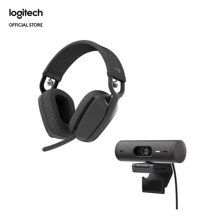 Logitech Brio 500 Full HD webcam with auto light correction, auto ...