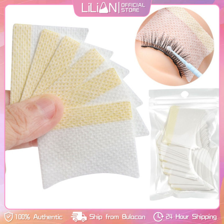 120 Pcs Disposable Cotton Eyelash Extension Patches Stickers for ...