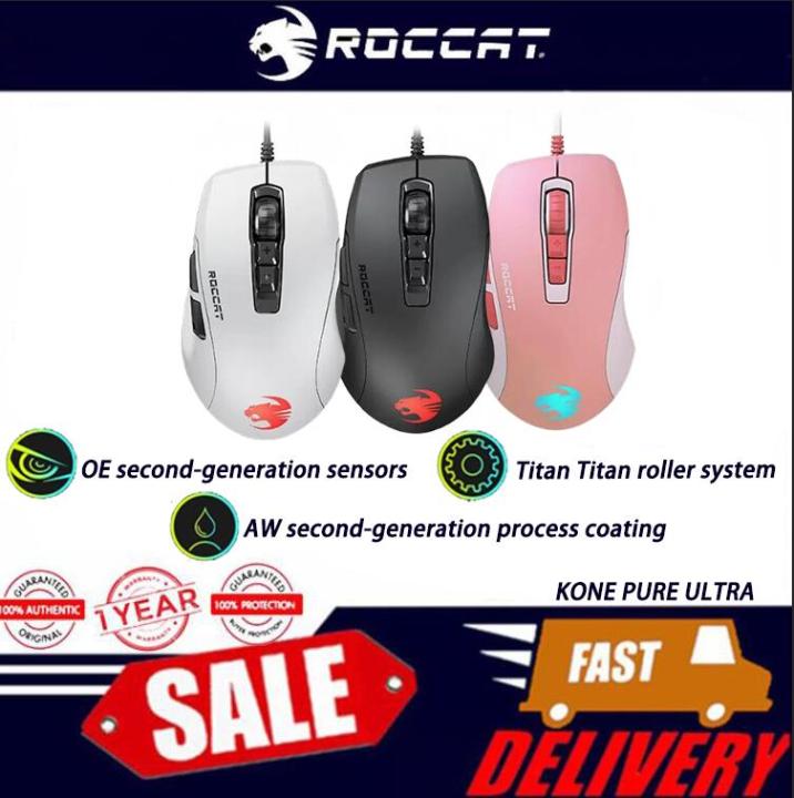 ROCCAT KONE PURE ULTRA RGB 20000DPI High-Precision Small Hand DC Gaming ...