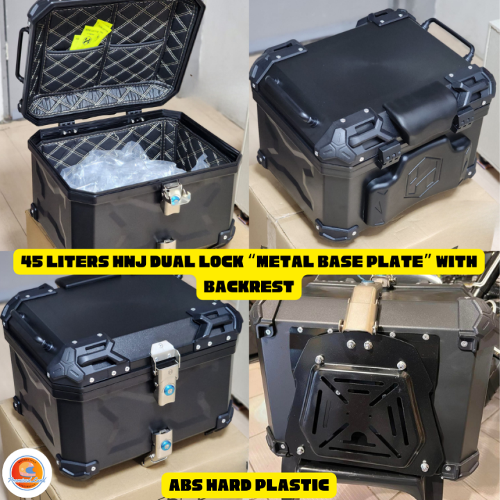 45 LITERS TOPBOX ABS HARD PLASTIC | Lazada PH