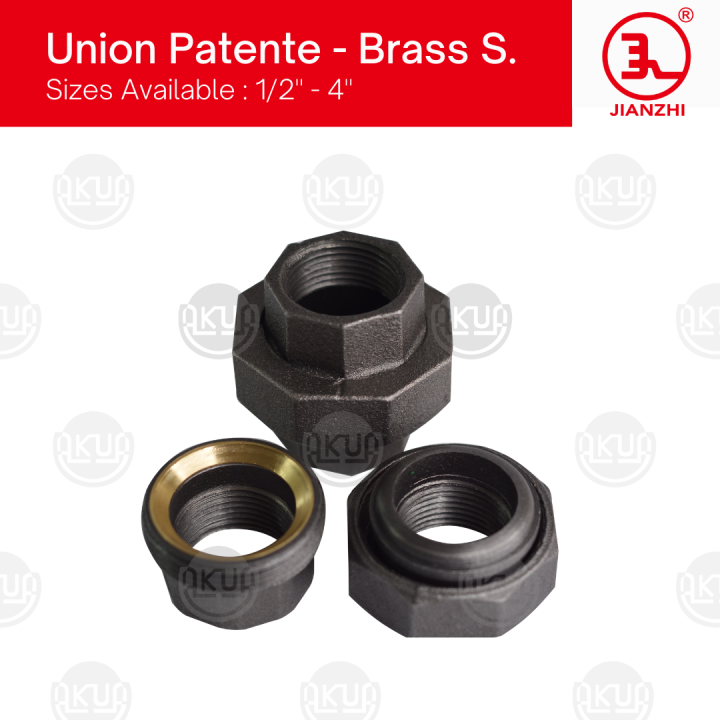 JIANZHI Brand BI/GI Threaded Union Patente Brass Seat 3/4" Screw Type ...