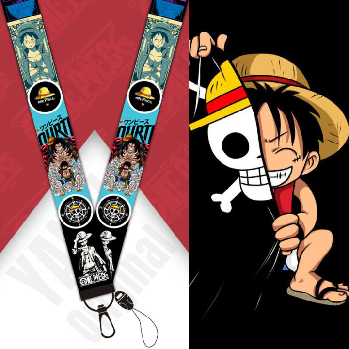 Anime carton luffy Mobile Phone Straps Phone Key Holder neck strap Cord ...
