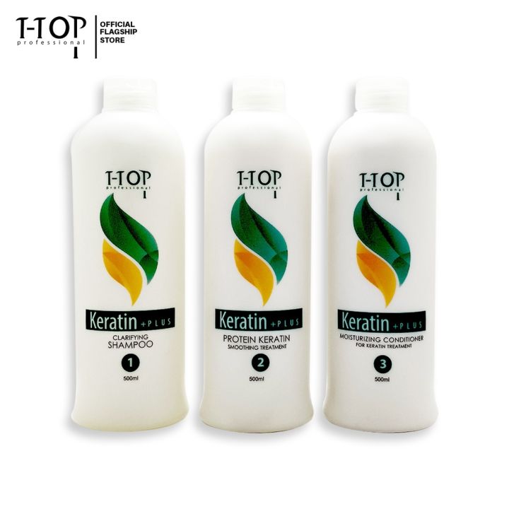 Keratin Plus Set 500ml x 3 Zero formaldehyde T-TOP | Lazada PH