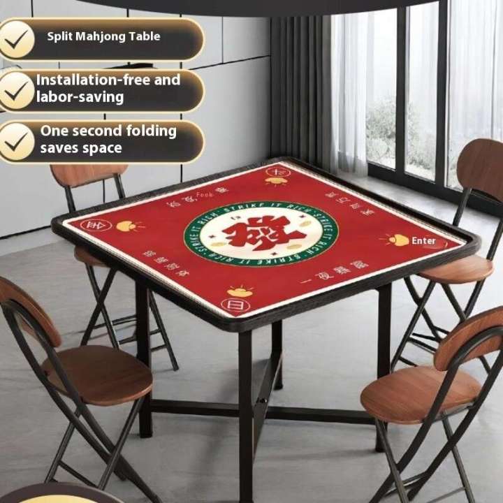 Mahjong Special Table Foldable Home Square Table Multifunctional Living ...