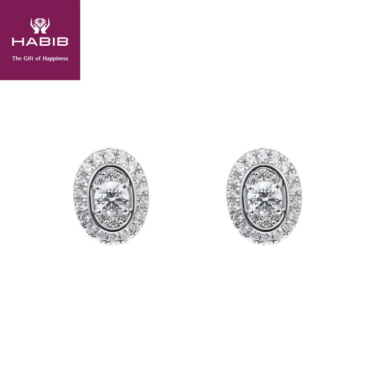 HABIB Kaisley Diamond Earring | Lazada Singapore