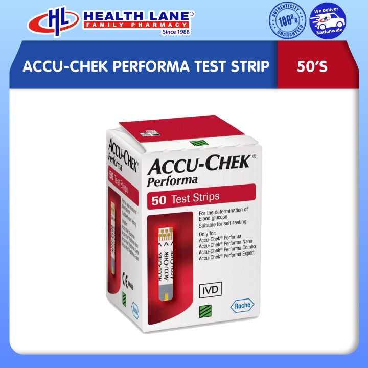 ACCU-CHEK PERFORMA TEST STRIP 50'S | Lazada