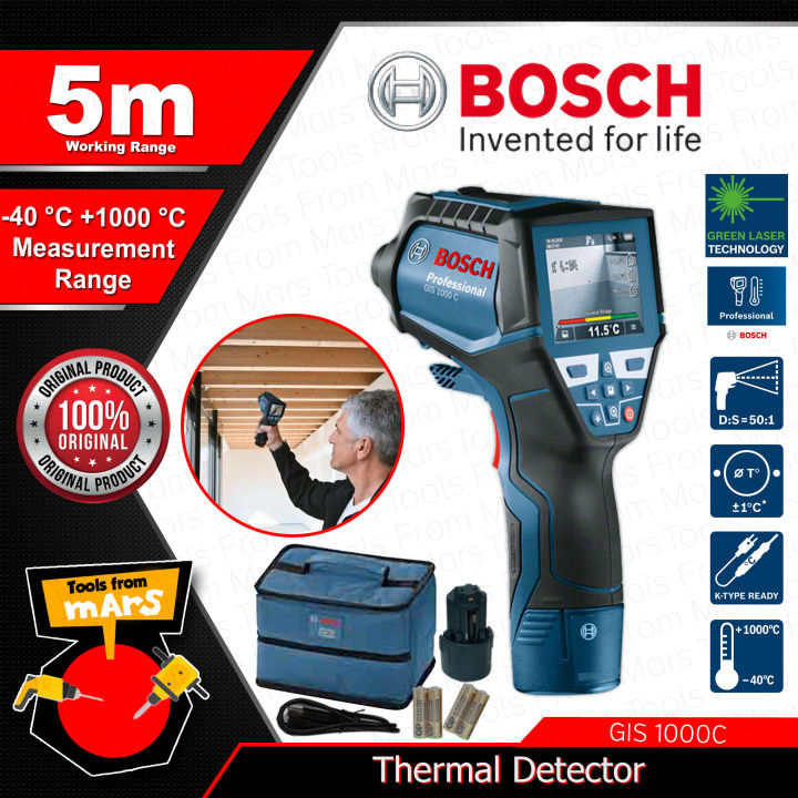 BOSCH Professional GIS 1000 C Thermo Bluetooth Thermal Camera Scanner ...