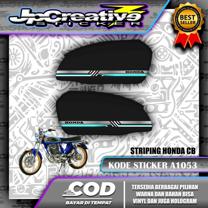 STRIPING CB SIMPEL KONSEP HEREX BONUS LAMINASI | Lazada Indonesia