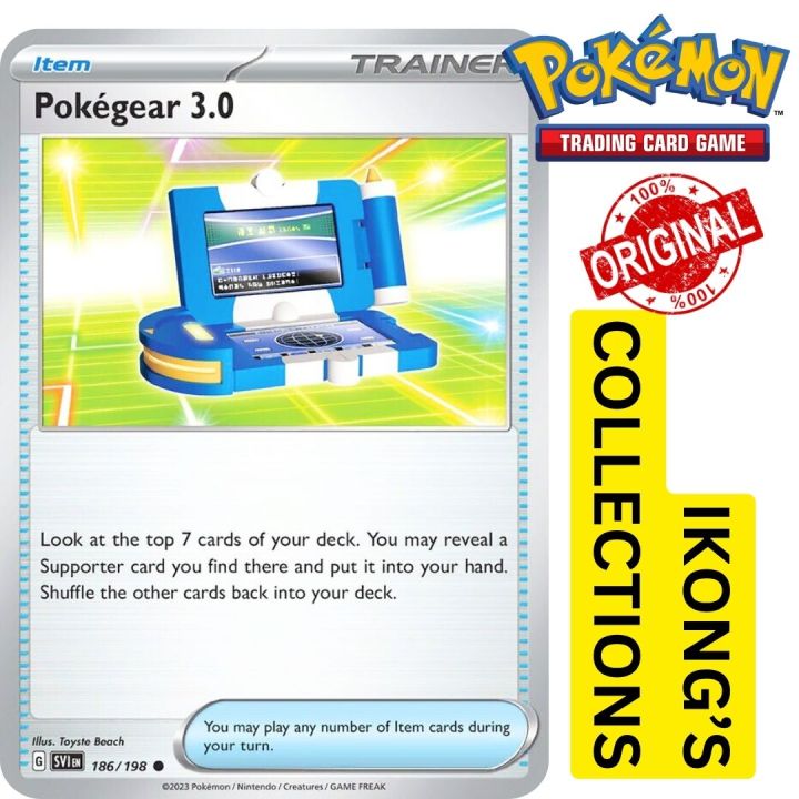 Pokegear 3.0 - 186/198 - Common Scarlet & Violet (Base Set) Singles ...