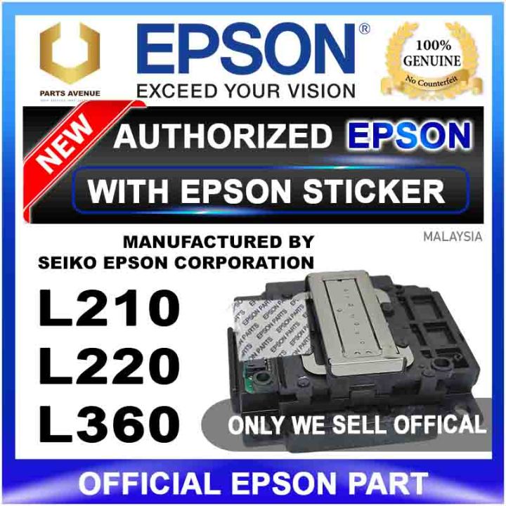 OFFICIAL EPSON L210 Print Head EPSON L360 Printer Head EPSON L210 L110 ...