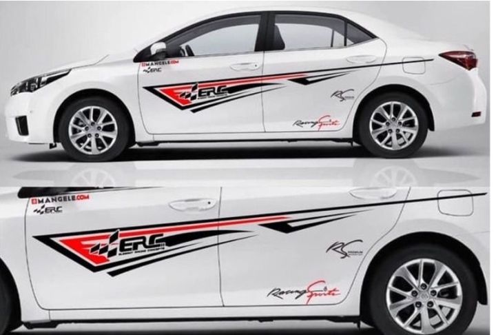 Stiker mobil sedan stiker mobil erc cutting stiker all mobil sedan ...