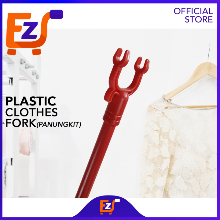 EZ DEAL Plastic Clothes Fork (Panungkit) #2075 (Random Color) | Lazada PH